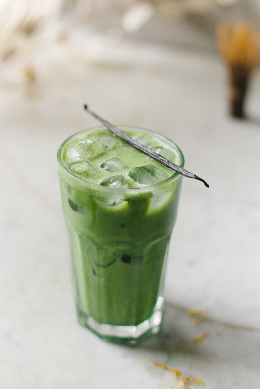 Vanilla Ice matcha latte - MoyaMatcha