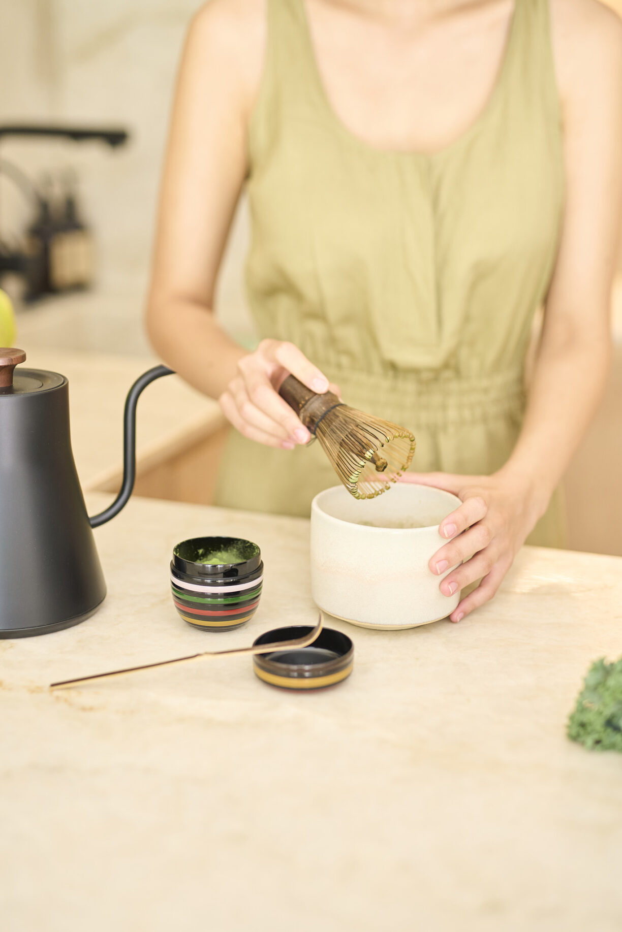 Chasen - dark bamboo matcha whisk - MoyaMatcha