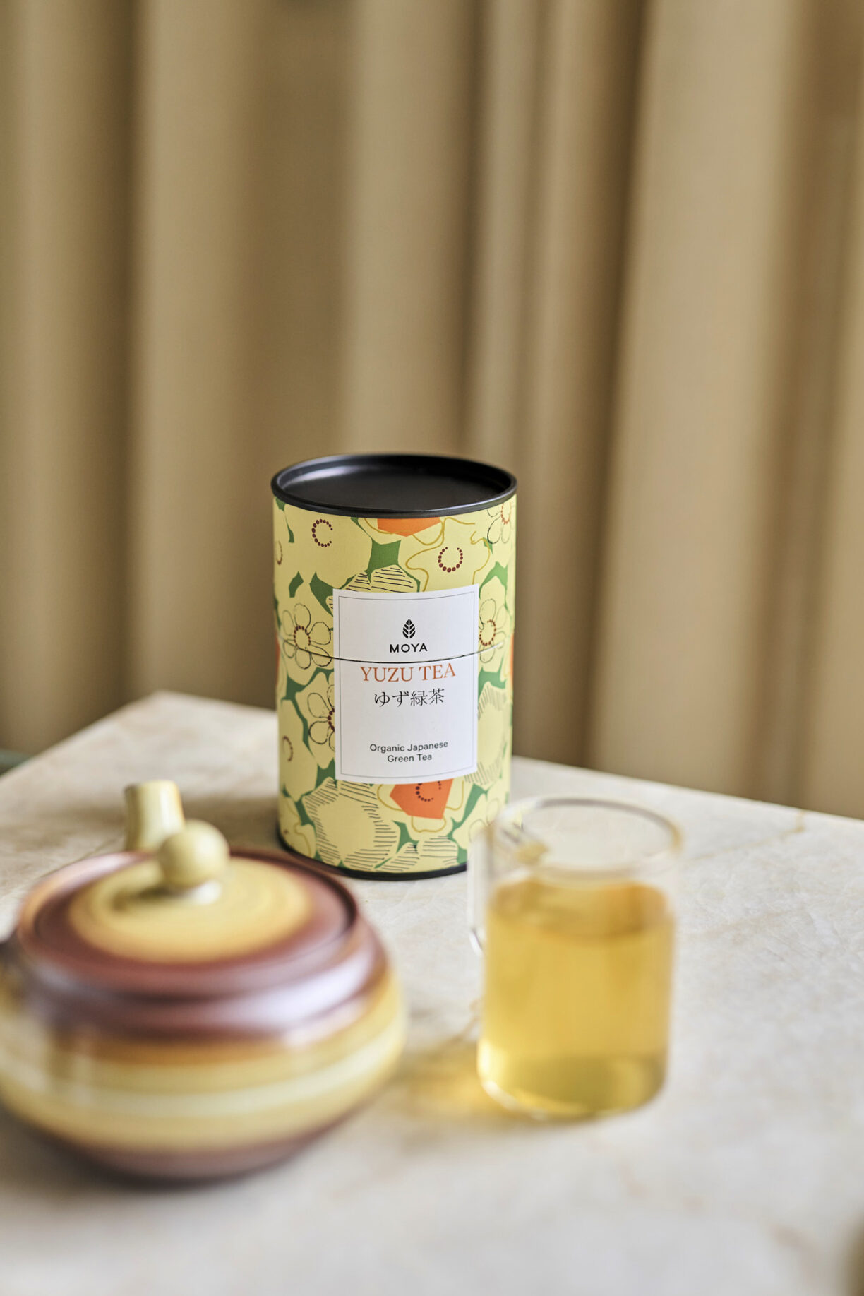 Yuzu Tea & Matcha iri Genmaicha Moya leaf tea set - MoyaMatcha