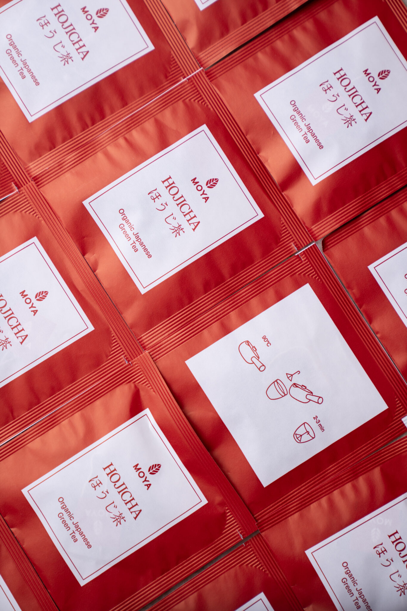 Moya Hojicha Organic Japanese Green Tea in tea bags 15 x 1,5g - MoyaMatcha